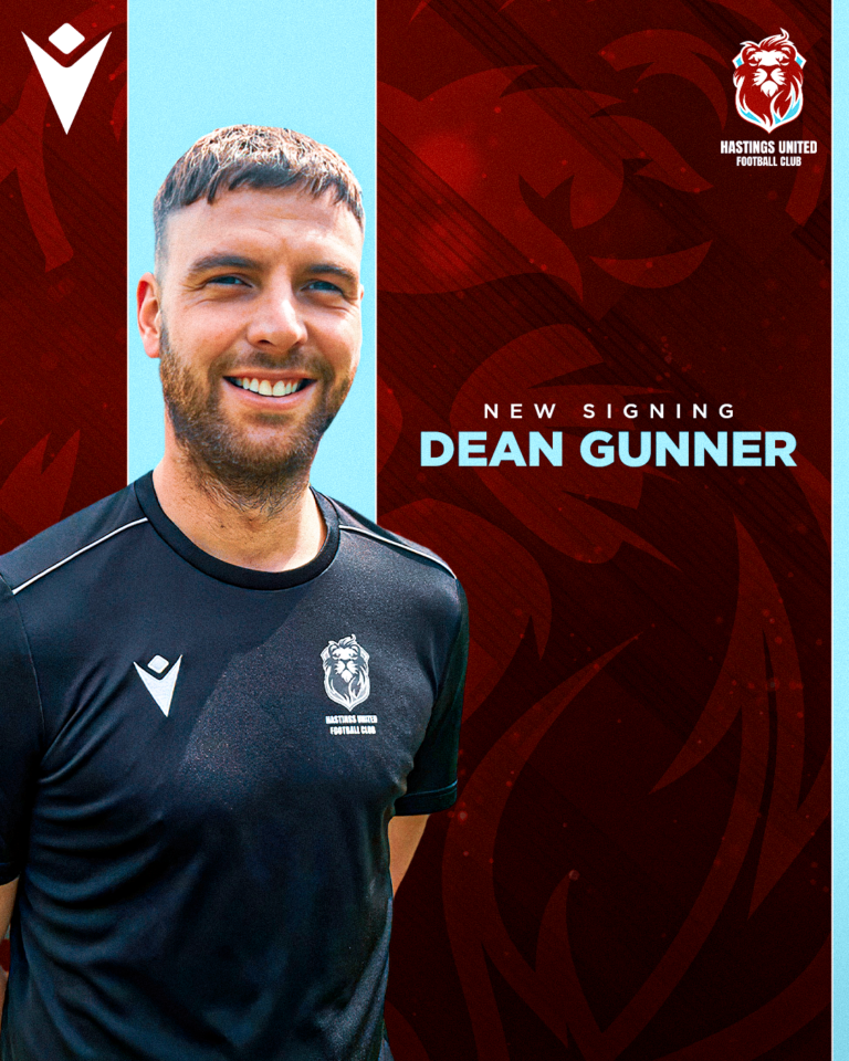 DEAN GUNNER JOINS THE U'S | Hastings United Football Club