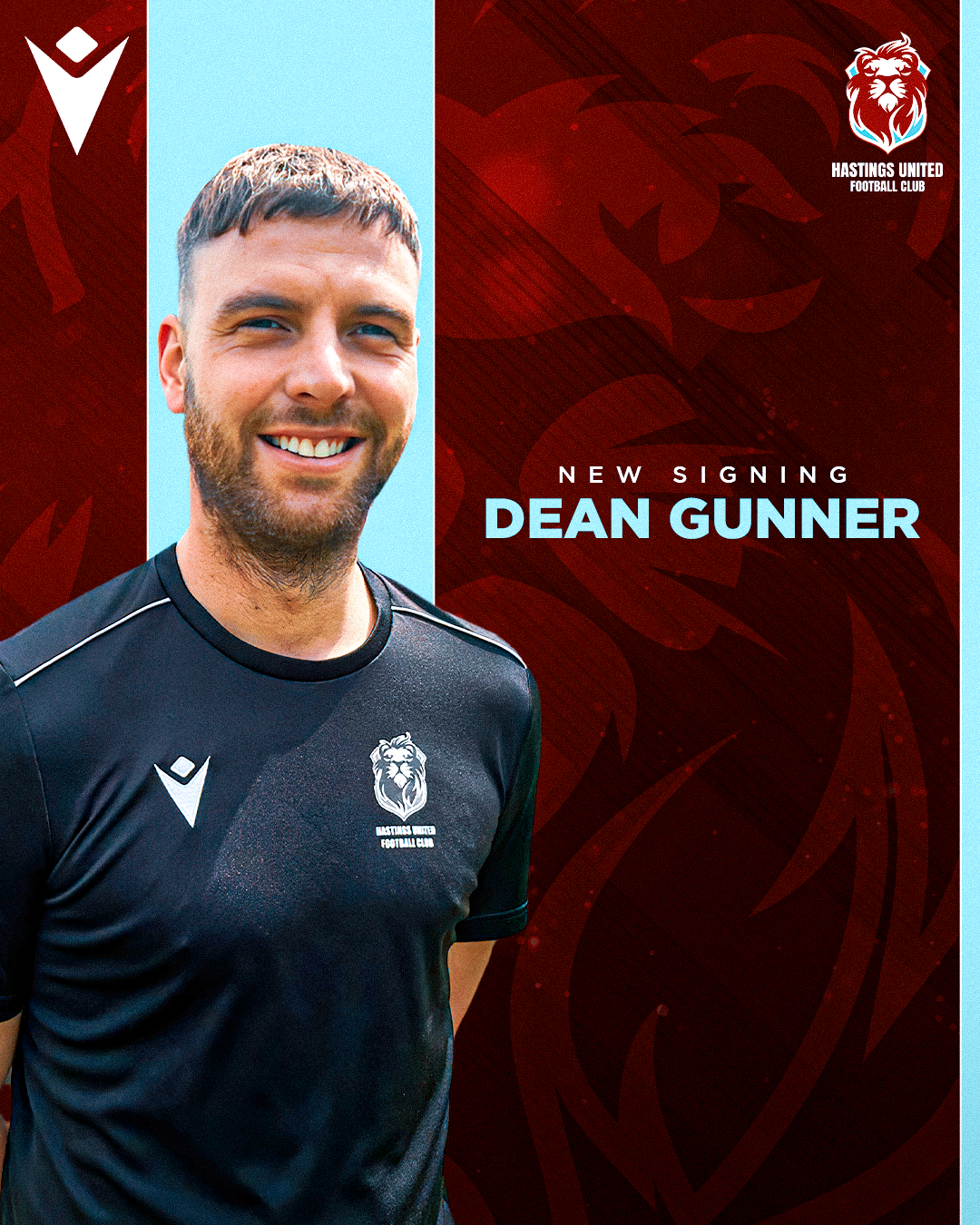 DEAN GUNNER JOINS THE U'S | Hastings United Football Club
