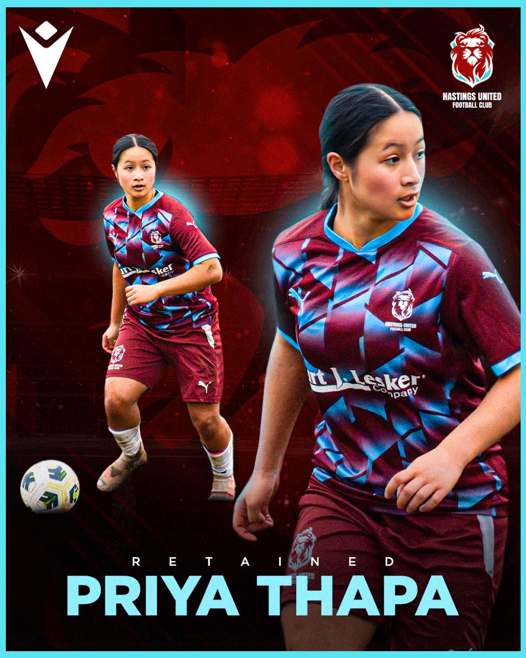 PRIYA THAPA | Hastings United Football Club